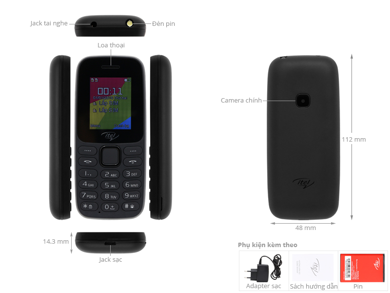 Itel it2170 | Giá rẻ, chính hãng, nhiều khuyến mãi