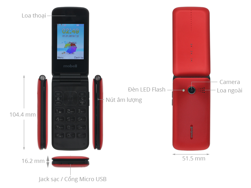 Mobell M729 - Chính hãng, nhiều khuyến mãi