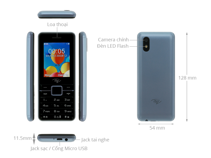 Itel it6120 | Giá rẻ, chính hãng, nhiều khuyến mãi