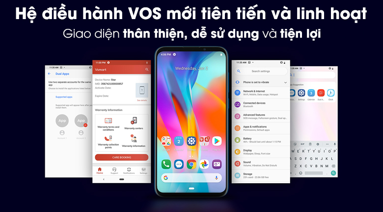 Vsmart Live 4GB/64GB | Giá rẻ, chính hãng, nhiều khuyến mãi