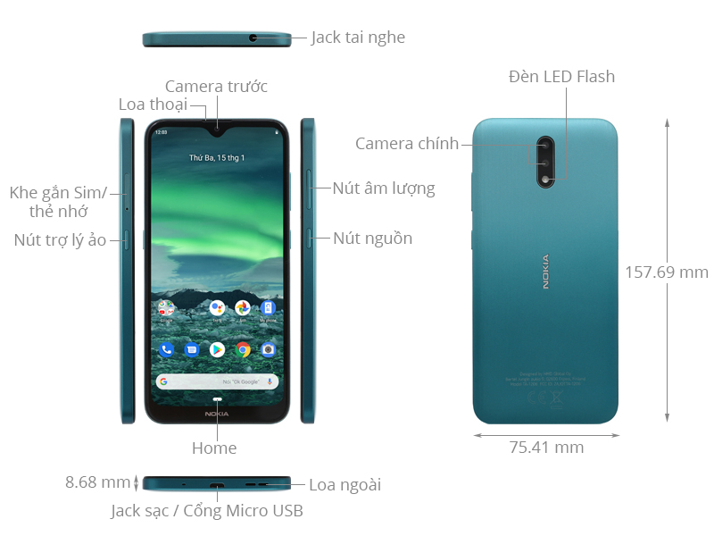 Nokia 2.3 | Giá rẻ, chính hãng, nhiều khuyến mãi