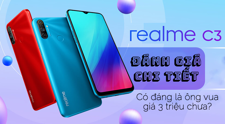 So sánh chi tiết Điện thoại Realme 4 với Realme C3 | Thegioididong.com