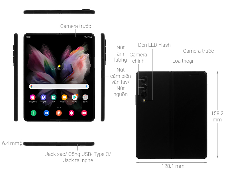 Samsung Galaxy Z Fold3 5G 256GB - Cập nhật thông tin, hình ảnh, đánh giá