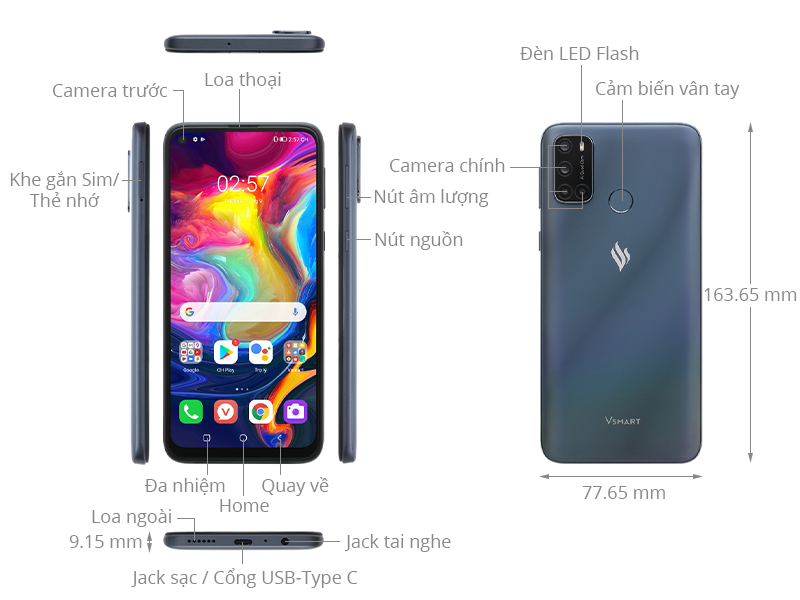 Vsmart Joy 4 (4GB/64GB) - Cập nhật thông tin, hình ảnh, đánh giá