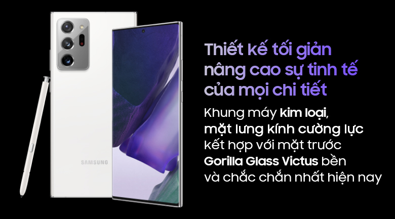 So sánh chi tiết Điện thoại Samsung Galaxy Note 20 Ultra 5G Trắng với ...