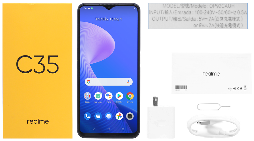 realme C35 64GB - Cập nhật thông tin, hình ảnh, đánh giá