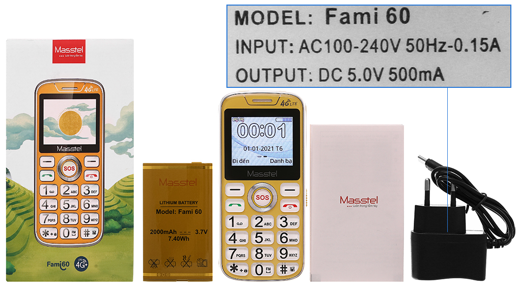 Mua Masstel FAMI 60 - Chính hãng, giá rẻ, giao hàng tận nơi