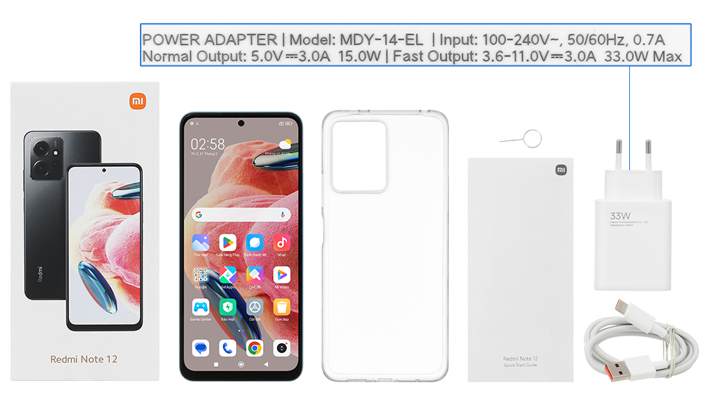 Xiaomi Redmi Note 12 (8GB/256GB) - Chính hãng, giá tốt, có mua trả chậm