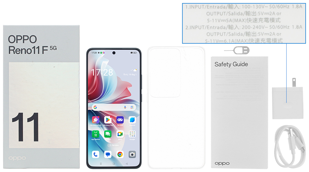 OPPO Reno11 F 5G 8GB/256GB Xanh/Xanh đen - Chính hãng, giá tốt, có mua ...