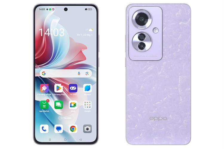 OPPO Reno11 F 5G 8GB/256GB Tím - Chính hãng, giá tốt, có mua trả chậm