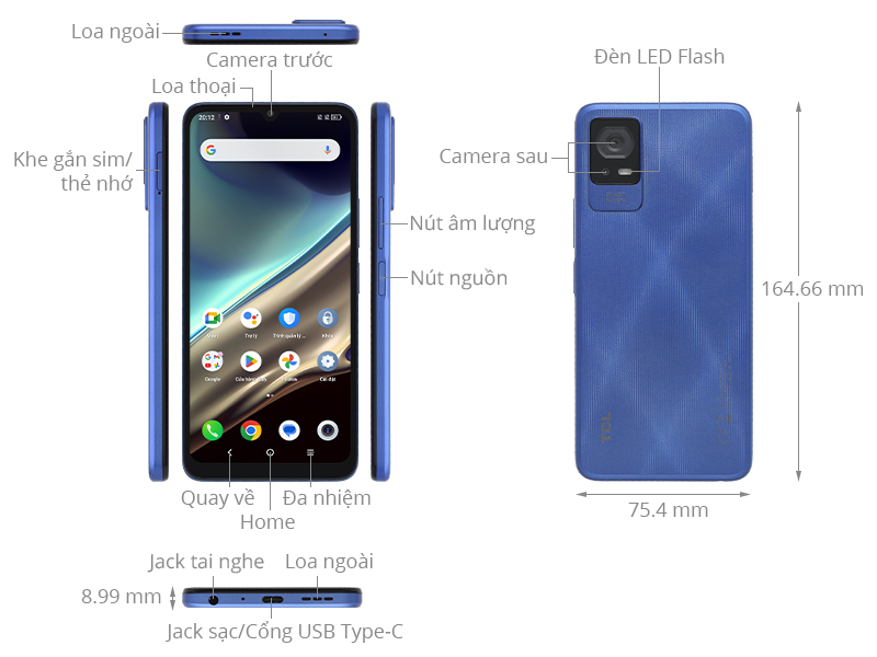 TCL 406s 4GB/64GB - Chính hãng, nhiều khuyến mãi