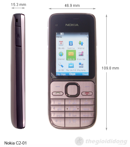 Nokia C2-01 - Chính hãng, giá tốt, có mua trả chậm