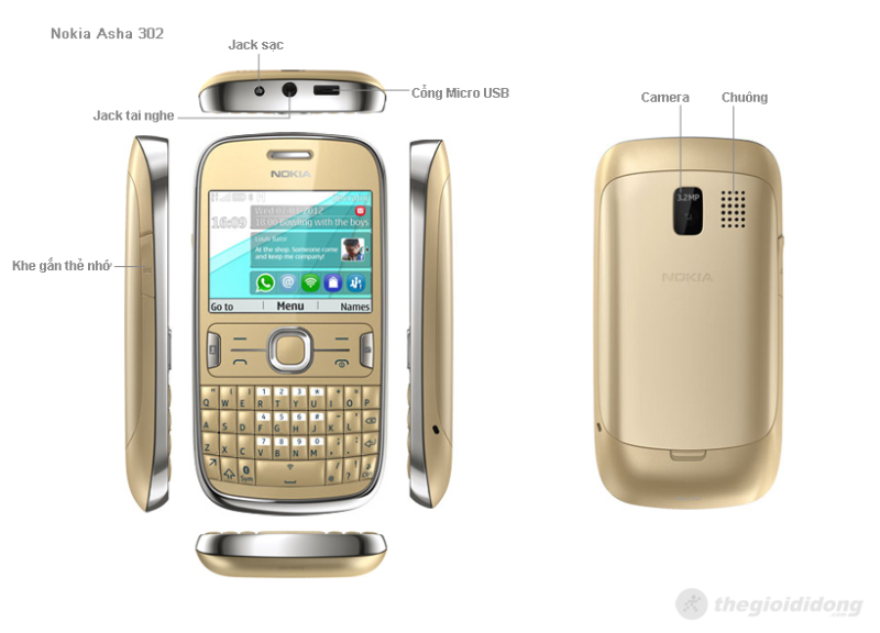 Nokia N302 (Asha 302) - Cập nhật thông tin, hình ảnh, đánh giá