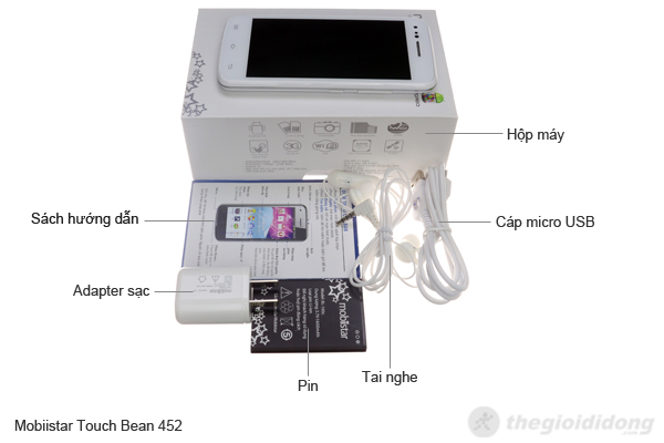 Mobiistar Touch Bean 452 - Chính hãng, giá tốt