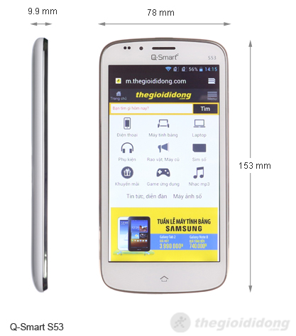 Q-Smart S53 - Cập nhật thông tin, hình ảnh, đánh giá