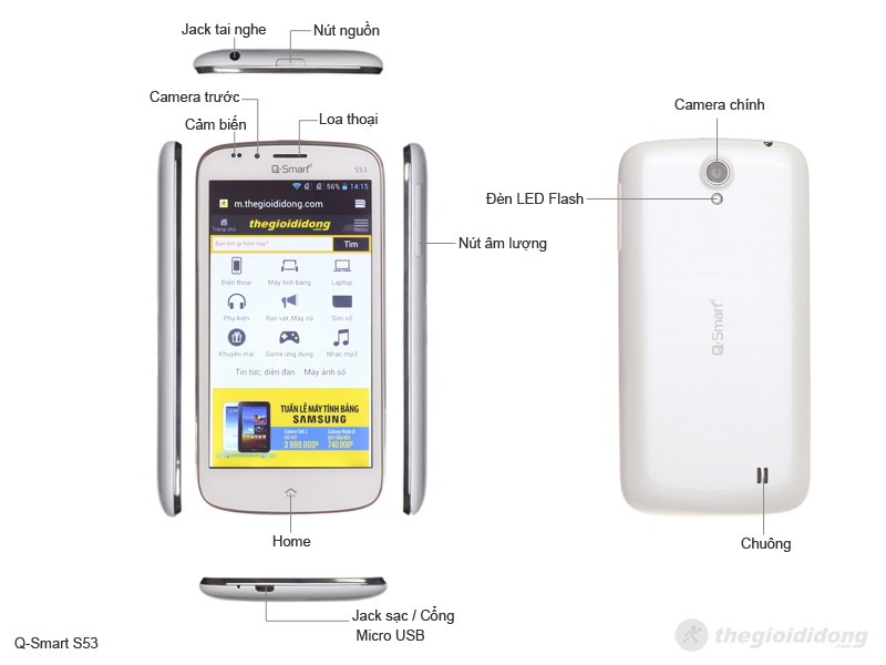 Q-Smart S53 - Cập nhật thông tin, hình ảnh, đánh giá