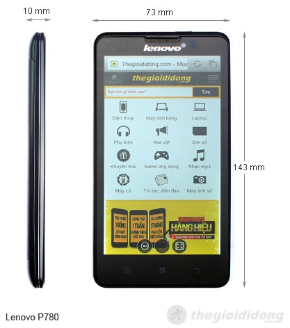 Lenovo P780 - SmartPhone 2 Sim | Thegioididong.com