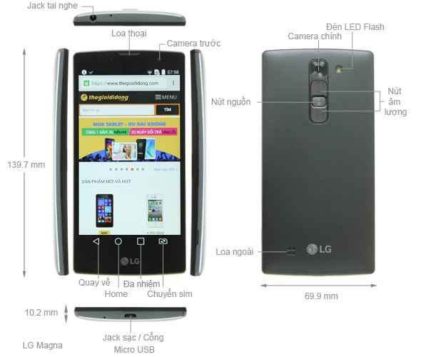 Điện thoại di động LG Magna - thegioididong.com