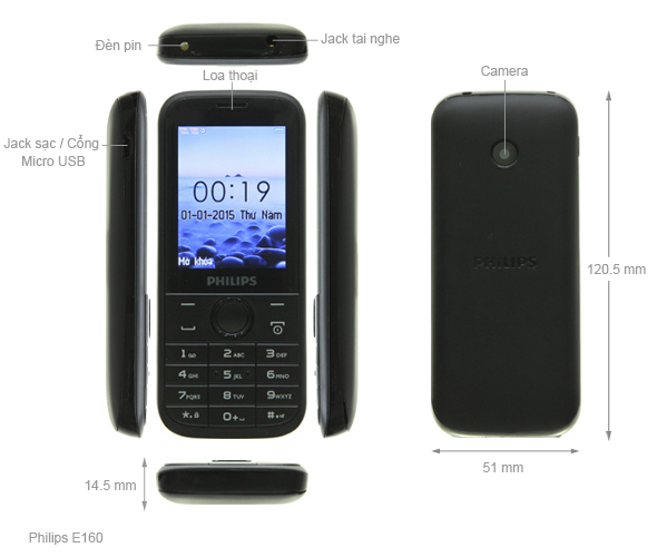 Philips E160 - Điện thoại giá rẻ | Thegioididong.com