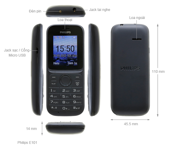 Philips E101 chính hãng | Thegioididong.com