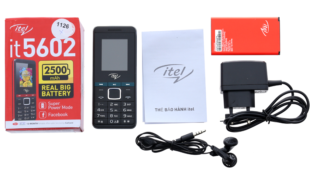 Điện thoại Itel it5602, pin 2500mah | Thegioididong.com