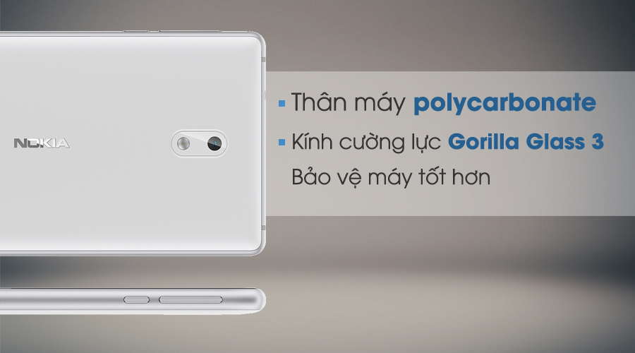Điện thoại Nokia 3 - Chính hãng, có bán mua trả chậm | Thegioididong.com