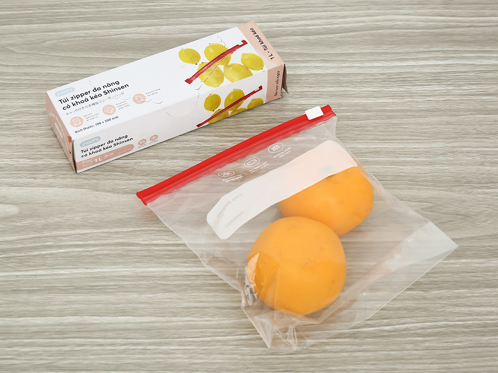 20 túi zipper khóa kéo đáy rộng Inochi tại Bách Hoá XANH