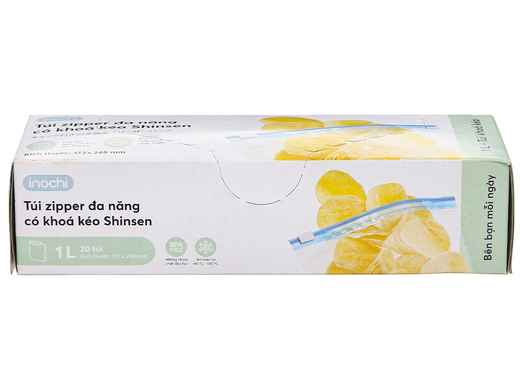 Túi zipper khoá kéo đa năng Inochi tại Bách Hoá XANH