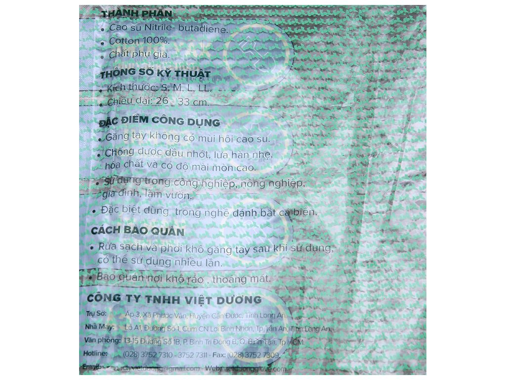 Găng tay vải, cao su Việt Dương size M, L tại Bách hoá XANH