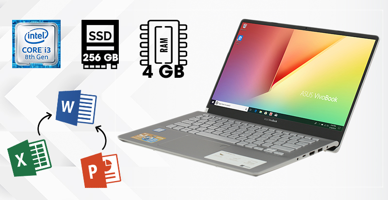 Laptop Asus Vivobook S14 i3 S430FA EB070T - Giá rẻ, mua trả chậm