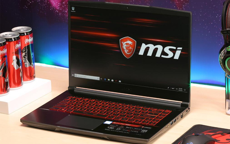 [99%] MSI GF63 8RC Core I5 - 8300H RAM 8GB HDD 1TB VGA GTX1050 Full HD