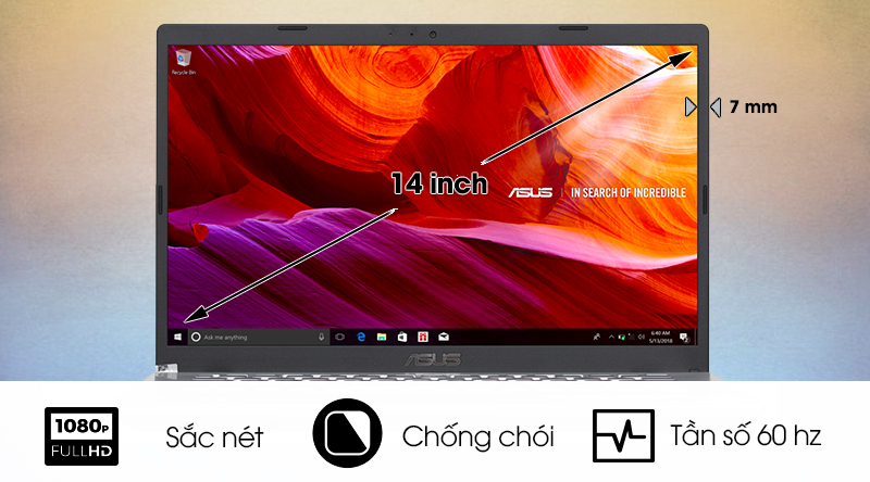 Laptop Asus VivoBook X409FA i5 | Giá rẻ, mua trả chậm