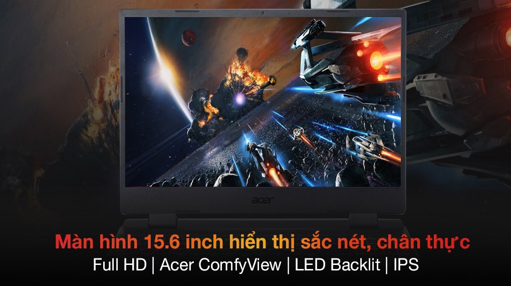 Laptop Acer Nitro 5 Tiger AN515 58 52SP i5 (NH.QFHSV.001) - Chính hãng, mua trả chậm