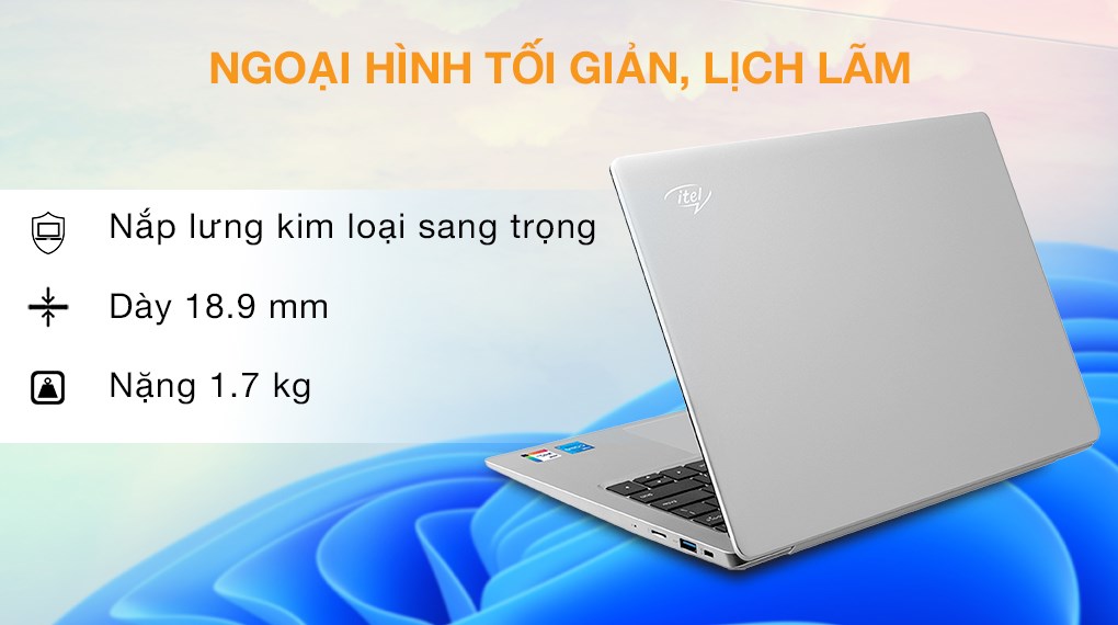 Laptop Itel Spirit 2 i5 (71006300202) - Chính hãng, trả góp