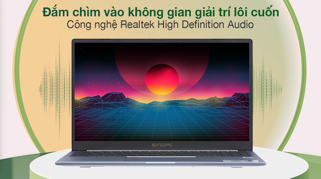 Laptop SingPC M16 i7 (M16i7108M5-W) - Chính hãng, mua trả chậm