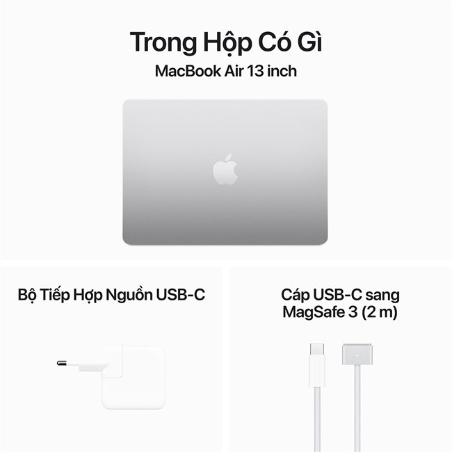 MacBook Air 13 inch M3 10GPU - Chính hãng