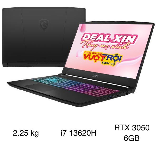 Laptop MSI Gaming Sword/Katana Series cấu hình ổn, có mua trả chậm - 05 ...