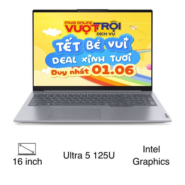 Laptop Lenovo ThinkBook 16 G7 (21MS007GVN) giá rẻ, góp 0%