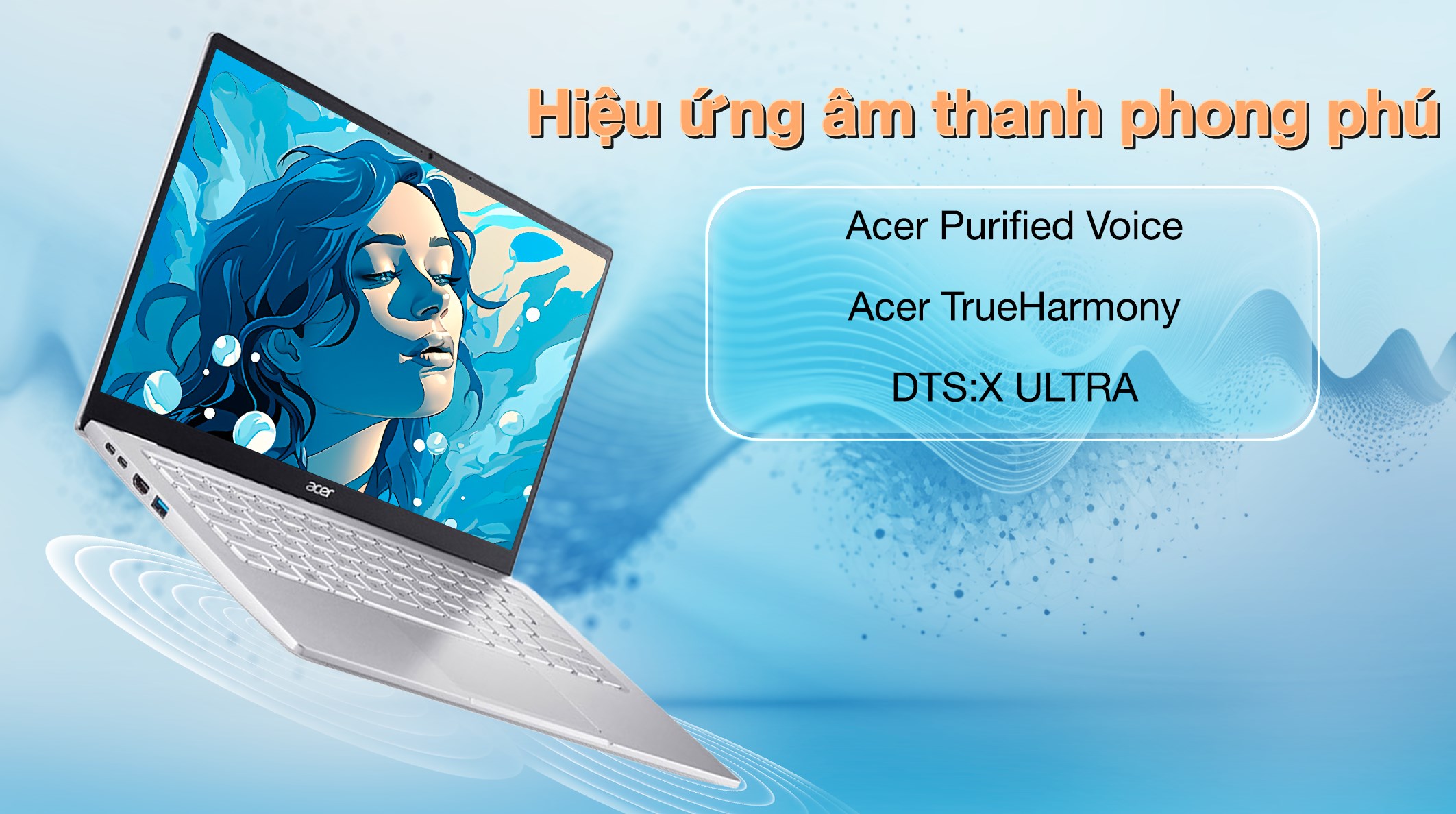 Laptop Acer Swift Go 14 41 R251 R5 7430U (NX.KG3SV.005) - Chính hãng, mua trả chậm