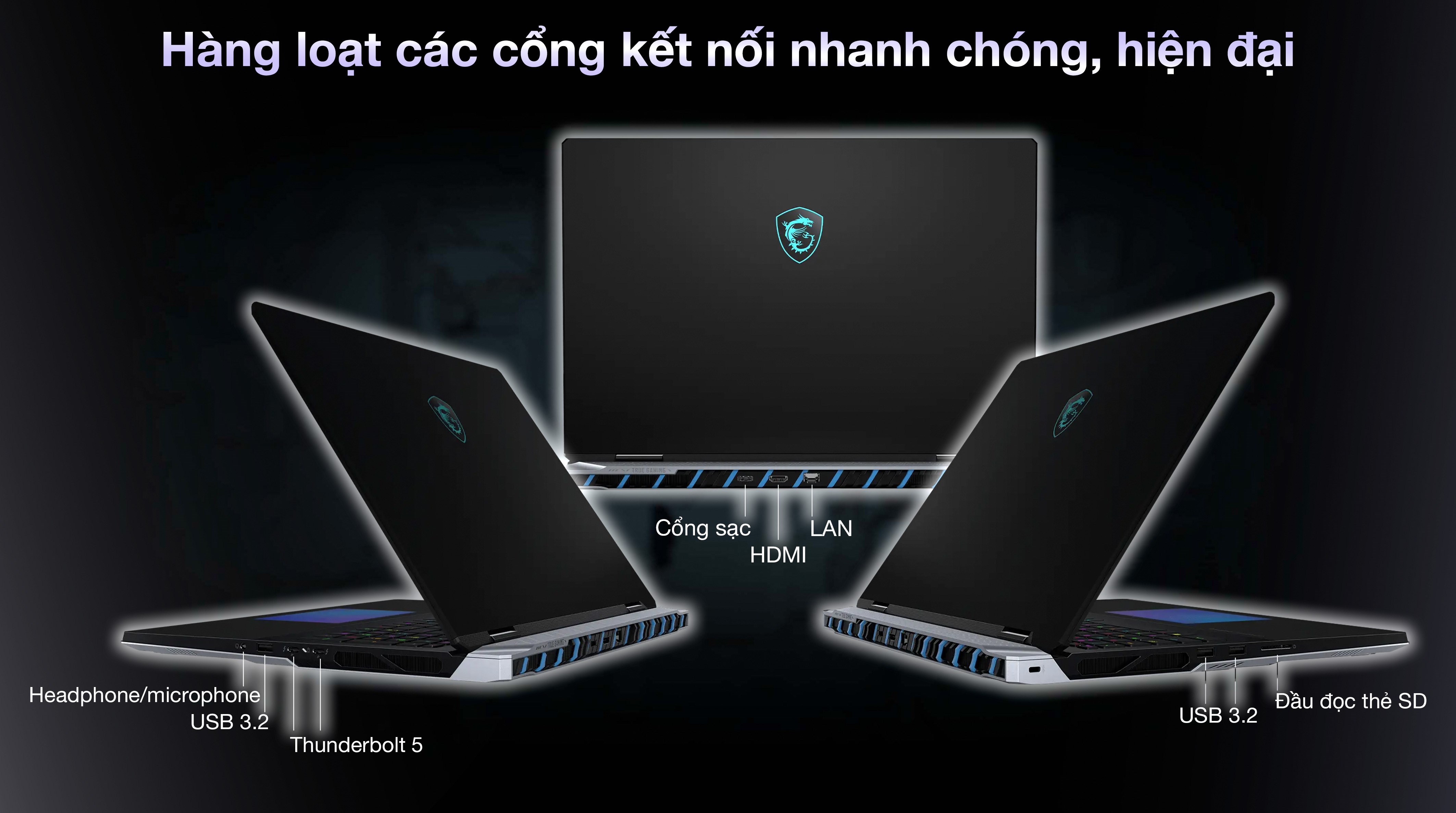 Laptop MSI Titan 18 HX AI A2XWJG Ultra 9 (035VN) - Chính hãng, giá tốt
