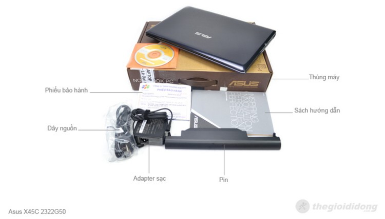 Asus X45C - i3 2328M/2G/500G/14inch | Thegioididong.com