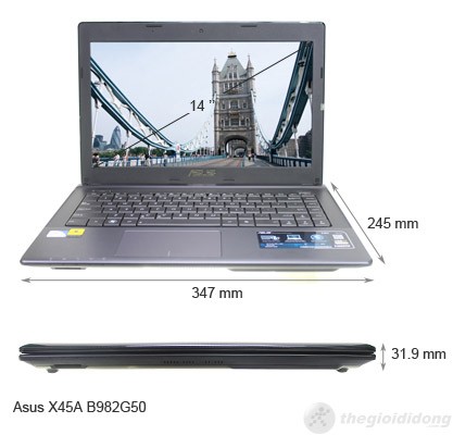 Asus X45A - Pentium B980/2G/500G/14inch | Thegioididong.com