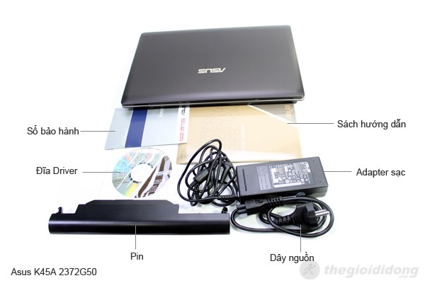 Asus K45A 2372G50, RAM 2GB, HDD 500GB | Thegioididong.com