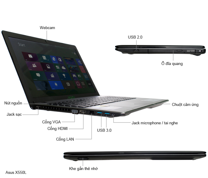 Asus X550LB 74504G75GW8 | Thegioididong.com