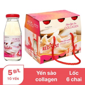 Lốc 6 chai yến collagen Red Nest 185ml tại Bách hóa XANH