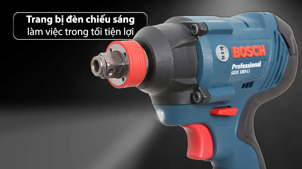 Máy siết ốc động lực dùng pin Bosch GDX 180-LI - chính hãng, giá tốt