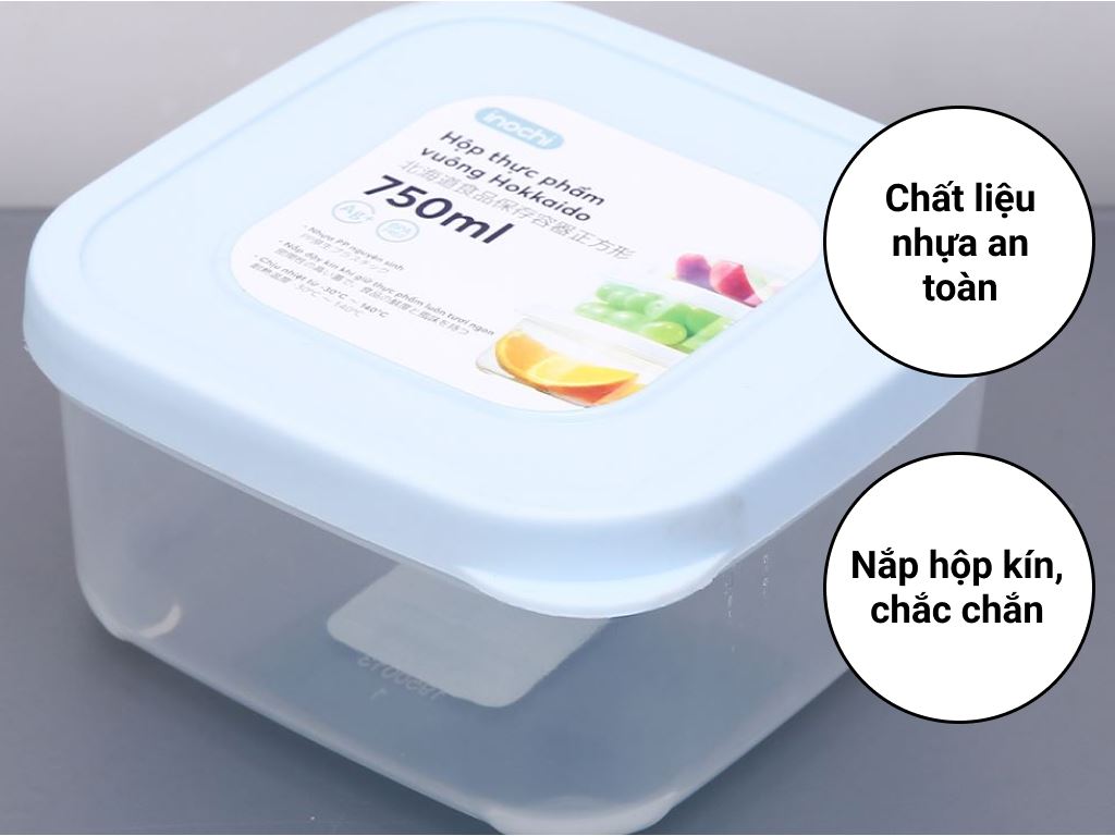 Hộp vuông hokkaido Inochi 750ml giá tốt tại Bách hoá XANH