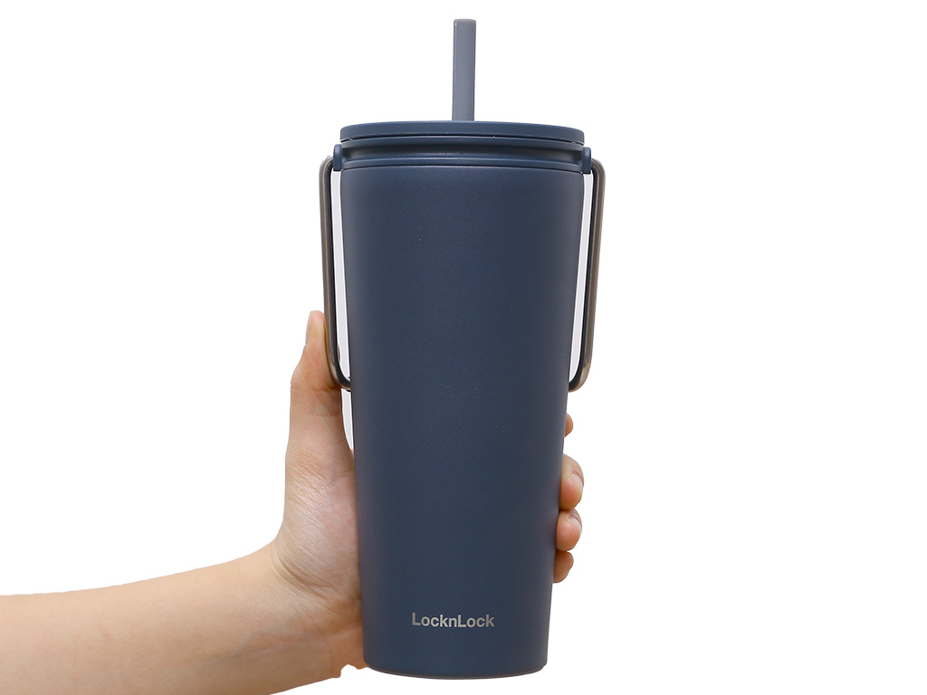 Ly giữ nhiệt có ống hút Lock&Lock xanh navy tại Bách Hoá XANH