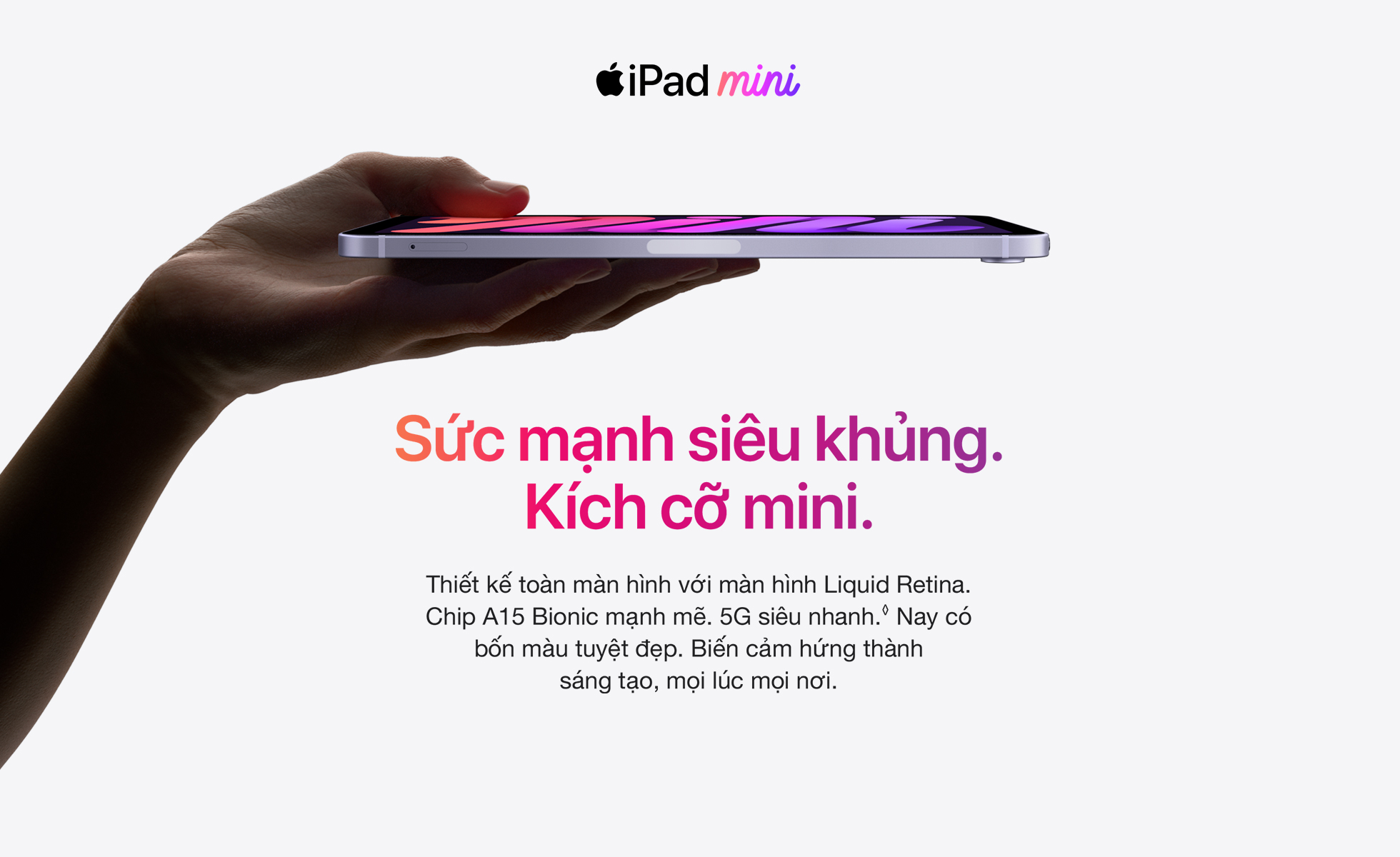Máy tính bảng iPad mini 6 WiFi Cellular 256GB chính hãng