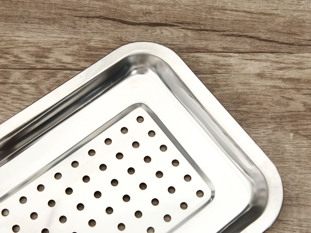 Khay úp ly inox kích thước 20x27cm giá tốt tại Bách hoá XANH